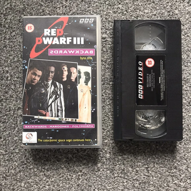 RED DWARF III - Backwards Byte One - VHS Video Tape Vintage Comedy £6. ...