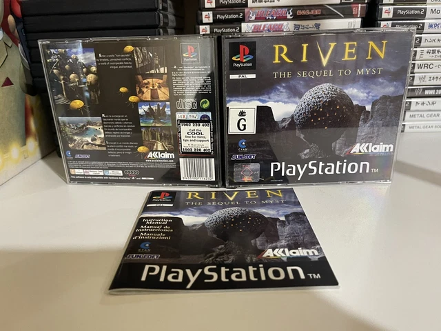 RIVEN THE SEQUEL To Myst (PlayStation) PS1 PAL Complete $89.99 ...