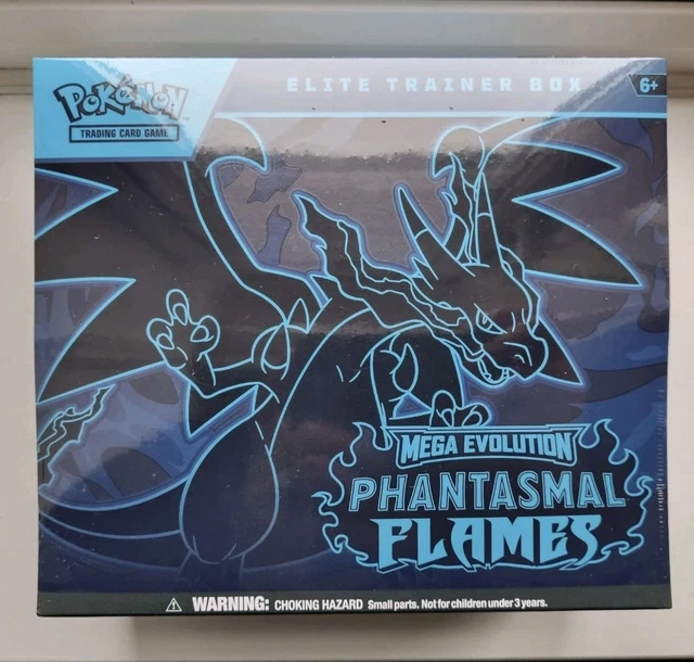 POKÉMON TCG PHANTASMAL Flames Elite Trainer Box | Brand New & Sealed ...