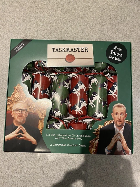 TASKMASTER CHRISTMAS CRACKERS 2025 Edition (6 pack) £18.29 - PicClick UK