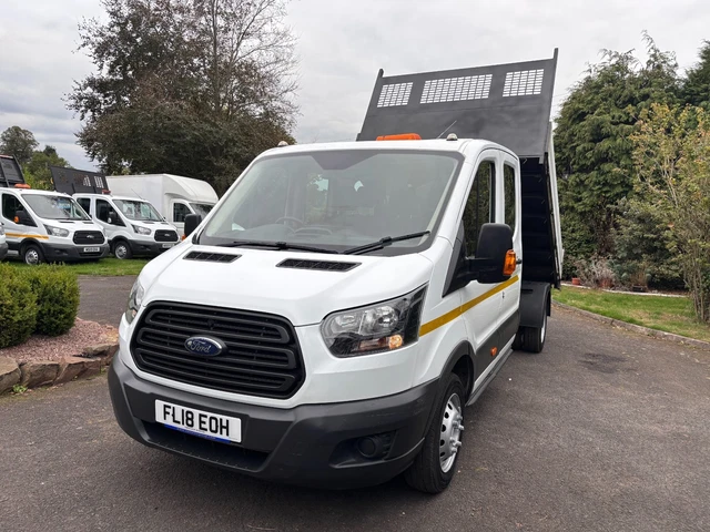 2018 18 FORD Transit Crew Cab Tipper 2.0 Tdci White Lwb 98K £10,995.00 ...