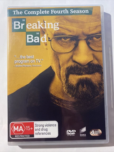 BREAKING BAD : Season 4 Complete (DVD, 2011) FREE POSTAGE £4.34 ...