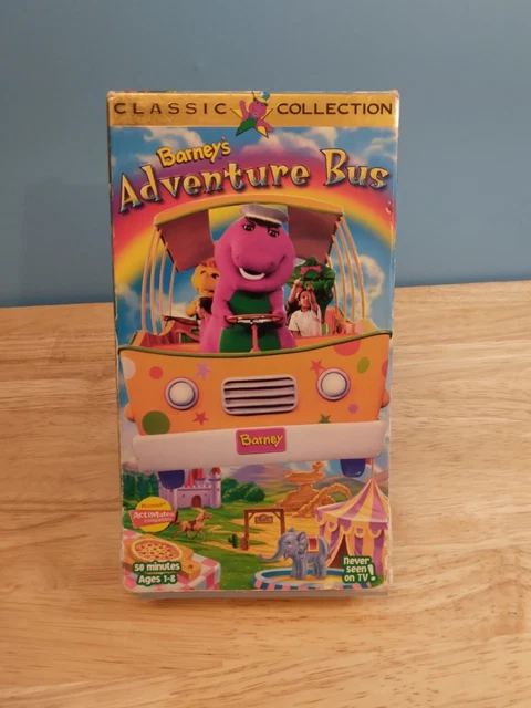 BARNEY - BARNEYS Adventure Bus (VHS, 1997) EUR 7,02 - PicClick FR