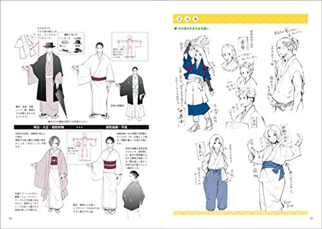 HOW TO DRAW Japanese Clothes (Genkosha MOOK) anime managa Book £40.45 ...