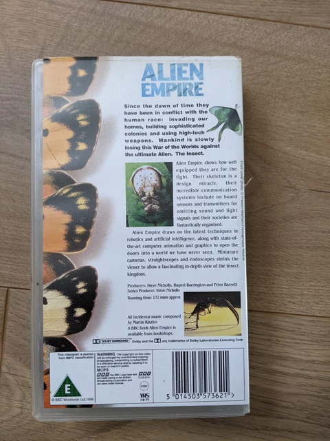 RARE ALIEN EMPIRE BBC Nature Series VHS Video Tape EUR 10,52 - PicClick IT