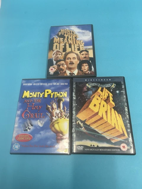 MONTY PYTHON'S THE Meaning of Life, The Holy Grail, Life of Brian. 3x ...