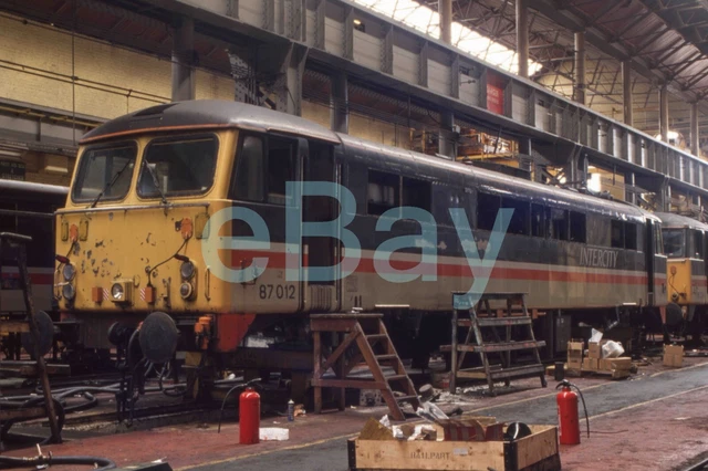 35MM RAILWAY SLIDE of Class 87 87012 @ Springburn Copyright to Buyer £4 ...