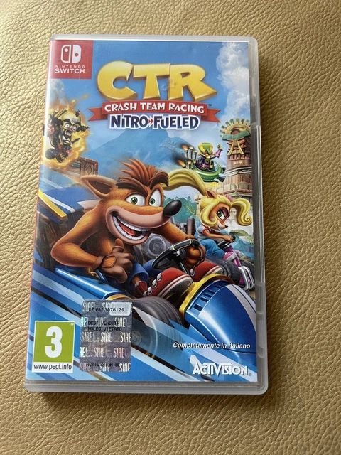 CRASH TEAM RACING Nitro Fueled Ctr Nintendo Switch Italiano Gioco Kart ...