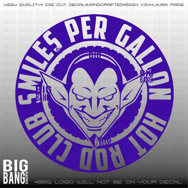 HOT ROD VINYL Decal Sticker Custom Build Built Not Bought Speed Shop ...