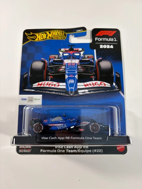 2025 HOT WHEELS Premium Formula 1 F1 Visa Cash App RB VCARB #22 Yuki ...