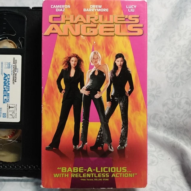 CHARLIE'S ANGELS VHS PG-13 2000 Cameron Diaz Drew Barrymore Lucy Liu Movie Film £4.70 - PicClick UK