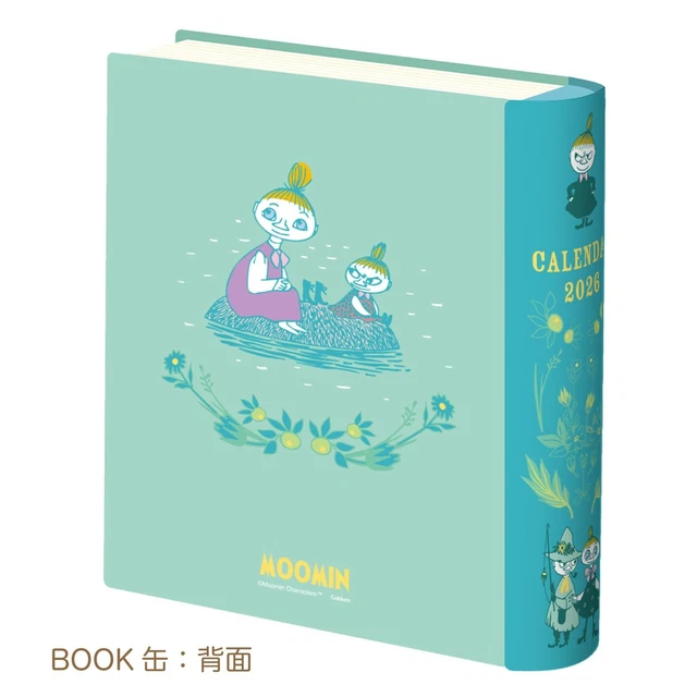 CALENDARIO DA SCRIVANIA Moomin 2026 Gakken libro latta con supporto ...