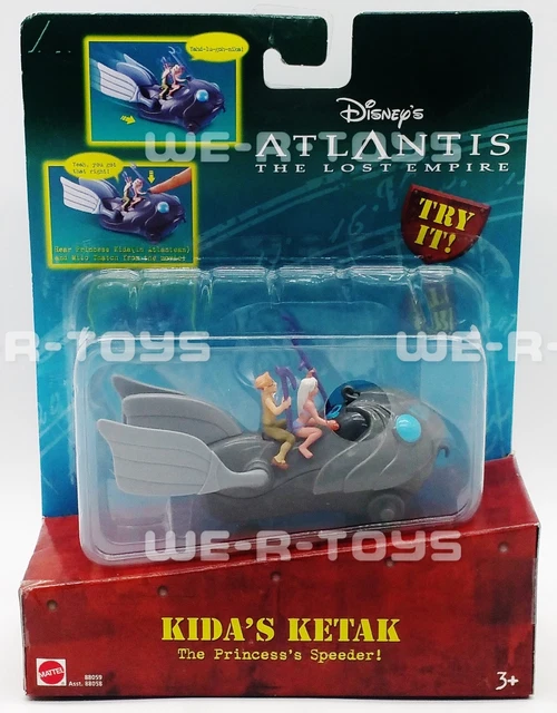 DISNEY'S ATLANTIS THE Lost Empire Kida's Ketak Vehicle Mattel 2000 ...