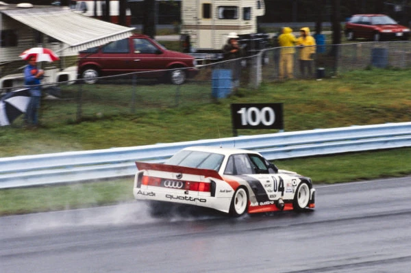 HANS-JOACHIM STUCK WALTER Rohrl, Audi 90 quattro IMSA 1989 Old Racing ...