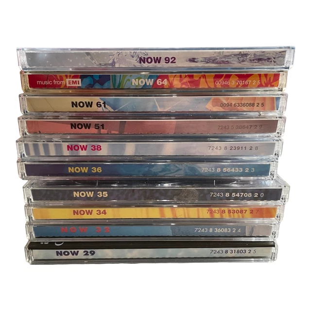 NOW THAT’S WHAT I Call Music Cd Bundle 29 32 34 35 38 36 51 61 64 92 ...