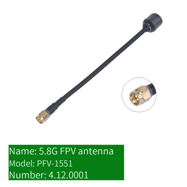 5 ANTENNE POLARISÉE circulaire droite 8G SMA mâle 2dB gain 155 mm ...