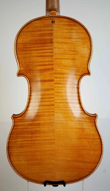 VERY OLD NICE 4/4 violin violon viola Geige Bratsche labeled Ansaldo ...