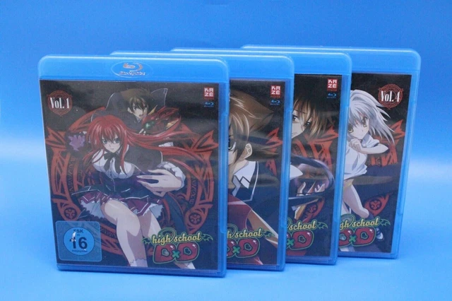 HIGH SCHOOL DXD Vol. 1-4 Disc Episode Folge 1-12 Bluray DVD Anime Serie ...
