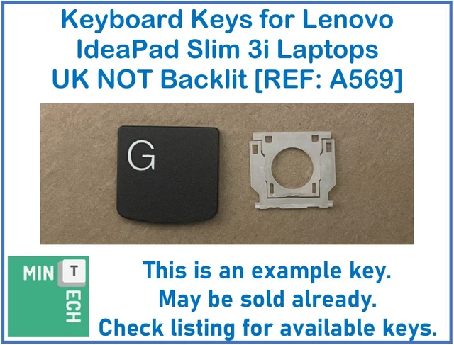 KEYBOARD KEYS FOR Lenovo IdeaPad Slim 3i 15" Laptops UK NOT Backlit ...