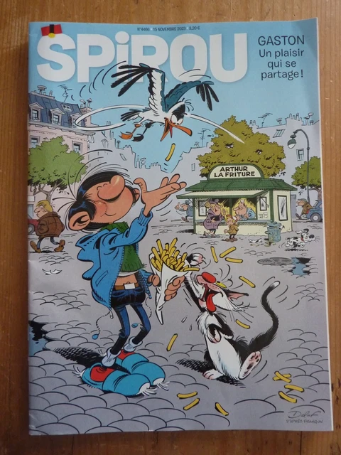 SPIROU N°4466 AVEC supplément Autocollants Elliot au collège TBE EUR 4 ...
