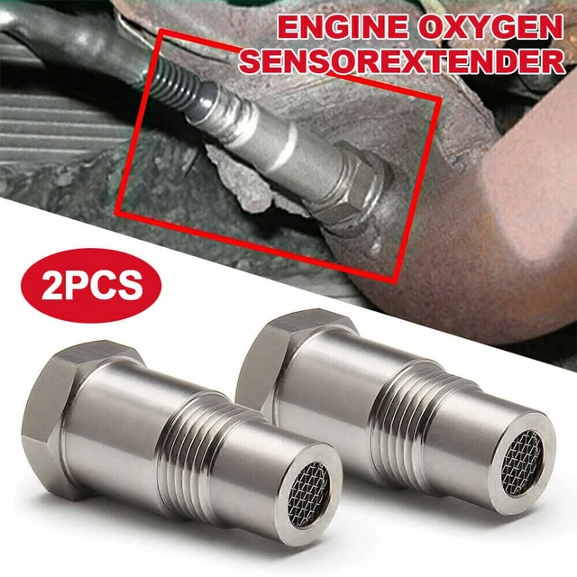 2x Lambda Sensor Lambda Eliminator Spacer Metal Cat Lamda O2 Simulator 3891