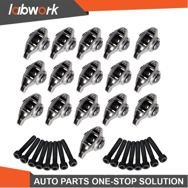 LABWORK ENGINES LS1 Rocker Arms & Trunion Kit 12569167 Fit For 4.8 5.3 ...