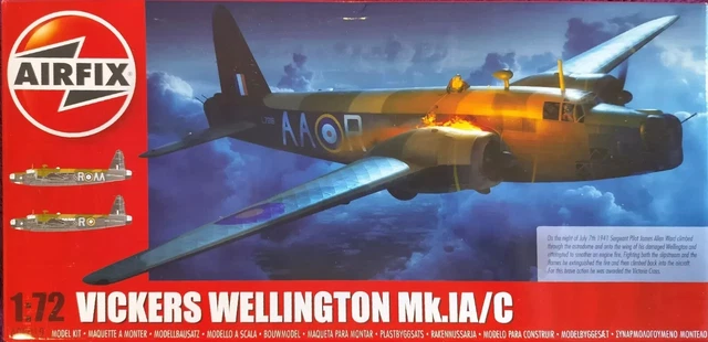 AIRFIX VICKERS WELLINGTON Mk.I A/C in 1:72 1608019 Airfix A08019 ...