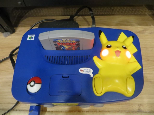 CONSOLE NINTENDO N64 Pokémon con controller originale incl. Pokemon ...