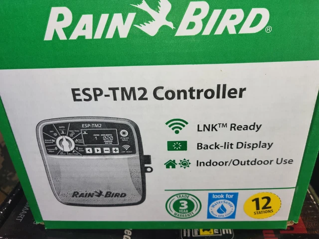 RAIN BIRD ESP-TM2 Controller 12 Station WiFi capable 120 v Indoor ...