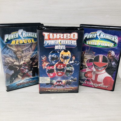 POWER RANGERS VHS Lot of 3 Queen's Wrath Time Force Turbo Movie £8.62 ...