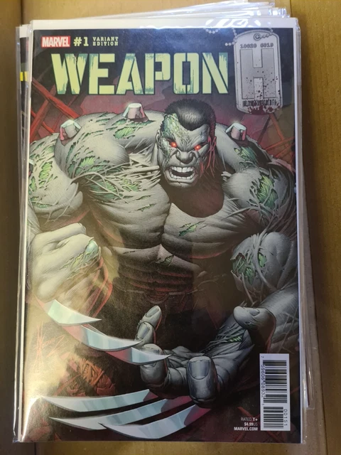 MARVEL WEAPON H #1 Keown Hulk Homage Variant High Grade Comic EUR 5,23 ...
