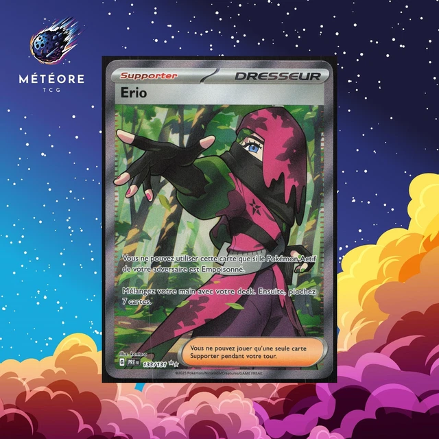 CARTE POKÉMON ERIO 133/131 Évolutions Prismatiques Français EUR 7,50 ...