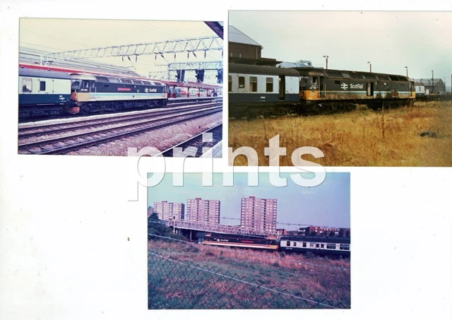 BRITISH RAIL CLASS 47 Diesel Locomotive 47713 47485 47481 Doncaster 3 ...