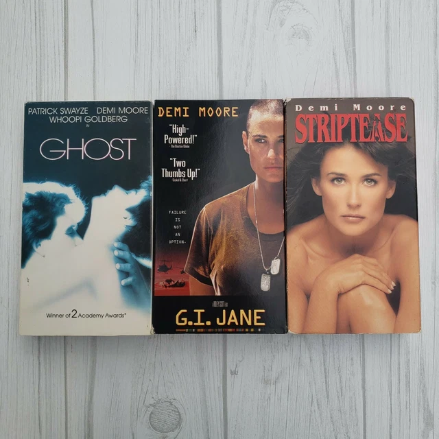 DEMI MOORE VHS Movies G.I. Jane Striptease Ghost Lot of 3 £16.12 ...
