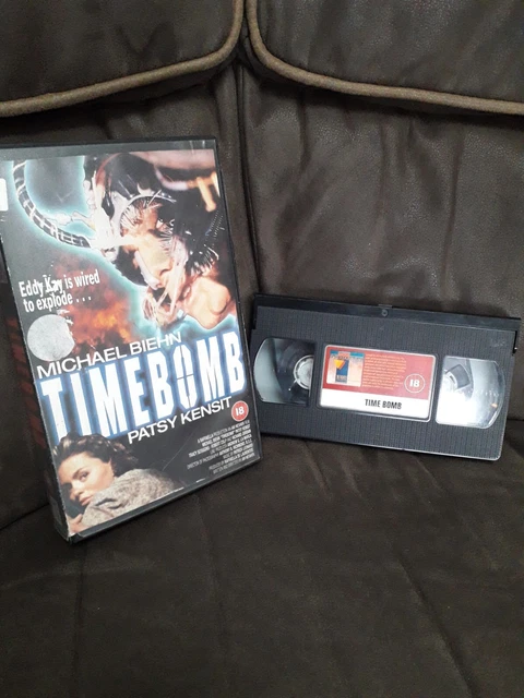 RARE TIME BOMB VHS Big Box Ex Rental Horror Thriller Michael Biehn ...