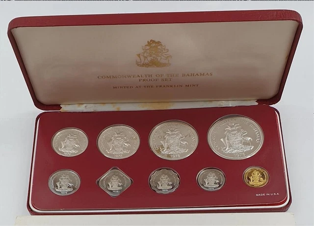 COMMONWEALTH OF THE Bahamas 1978 Proof 9 Coin Set $250.00 - PicClick AU