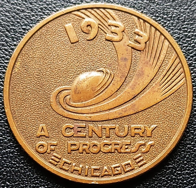 1933 CHICAGO WORLD'S Fair Good Luck Token - Mint Condition $29.99 ...