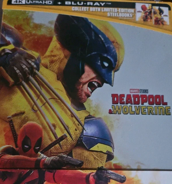 DEADPOOL & WOLVERINE | 4K + Blu-Ray Steelbook | New/Sealed | Immediate Dispatch £45.00 - PicClick UK