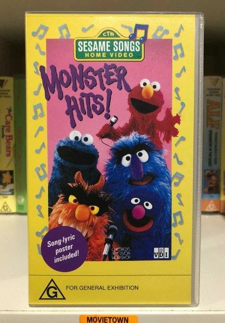 SESAME STREET - Monster Hits - Vhs $29.95 - PicClick AU