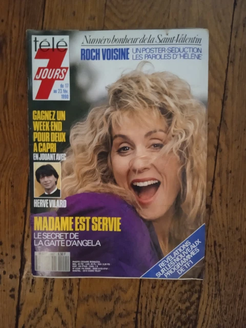 MAGAZINE TÉLÉ 7 jours de 1990 - Judith Light, Madame est servie, Hervé Vilard EUR 5,00 - PicClick FR