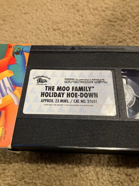 CHRISTMAS CLASSICS THE Moo Family Holiday Hoo-Down Vhs 1995 Rare Htf ...