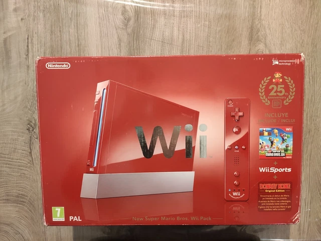 NINTENDO WII ROSSA 25th Anniversary Super Mario Bros EUR 85,00 ...