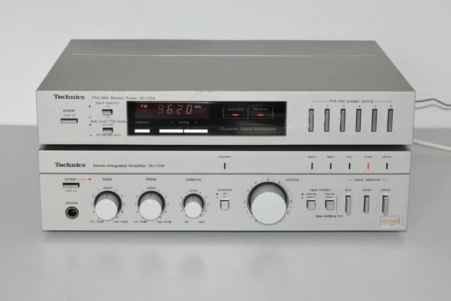TECHNICS SU-C04 STEREO Integrated Amplifier & Matching ST-C04 Tuner Hi-Fi System EUR 138,86 ...