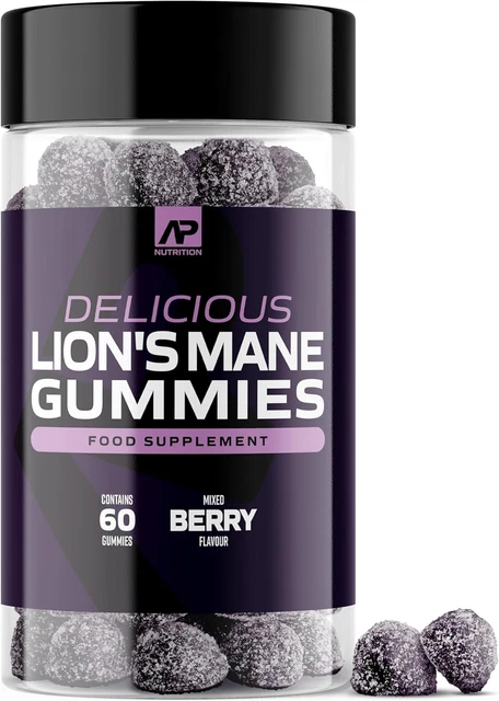 LIONS MANE GUMMIES - 1000Mg Lions Mane Mushroom Gummies - Delicious ...