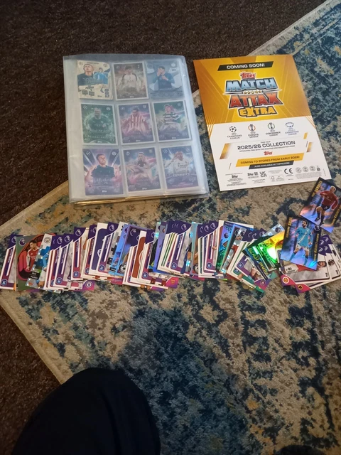 MATCH ATTAX 2025 2026 Bundle of 100 Cards Including Limited Edition £83 ...