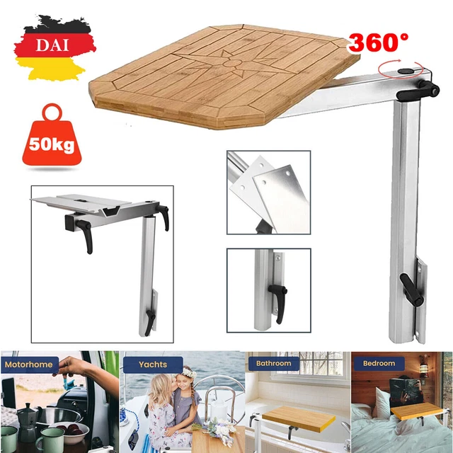 Tischbein Tischfuss Tischgestell Rv Wohnmobil Yacht Camper Boot 360