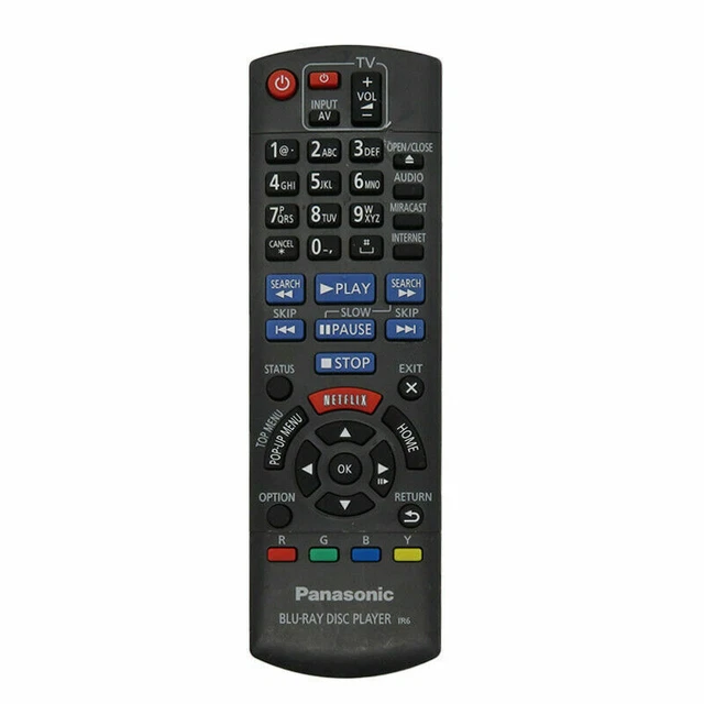 PANASONIC N2QAYB000874 REMOTE Control fit DMP-BDT230 DMP-BDT330 DMP ...