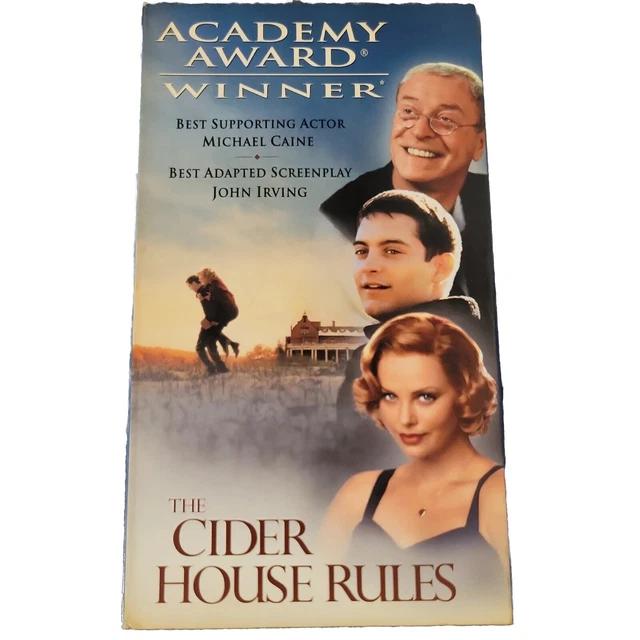 THE CIDER HOUSE Rules (VHS 1999) Charlize Theron Tobey Maguire ...