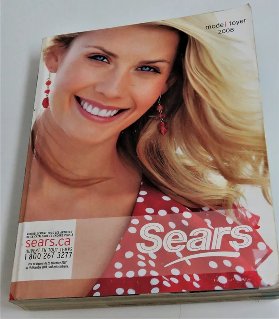 VINTAGE CATALOGUE SEARS Mode Foyer 2008 *** Bonne Condition $34.99 ...