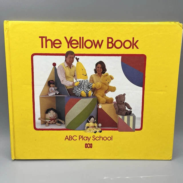 PLAY SCHOOL THE Yellow Book 1986 ABC Kids Hardcover vintage Picture ...